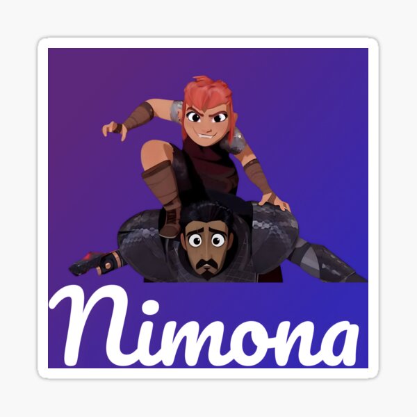 "Nimona Netflix show Design " Sticker for Sale by Marcokalonji | Redbubble
