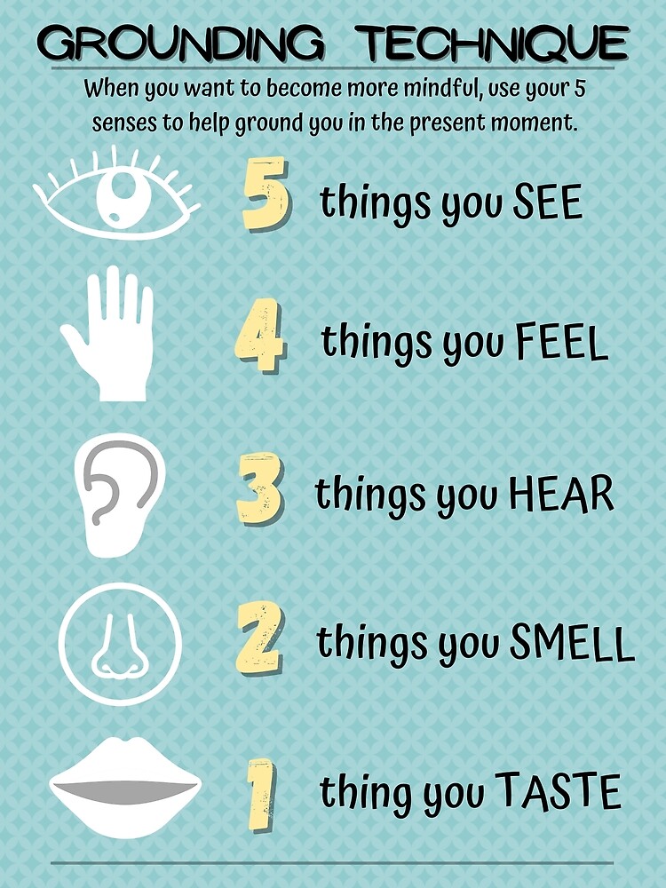 "Grounding Technique" Poster for Sale by DianaTheo | Redbubble