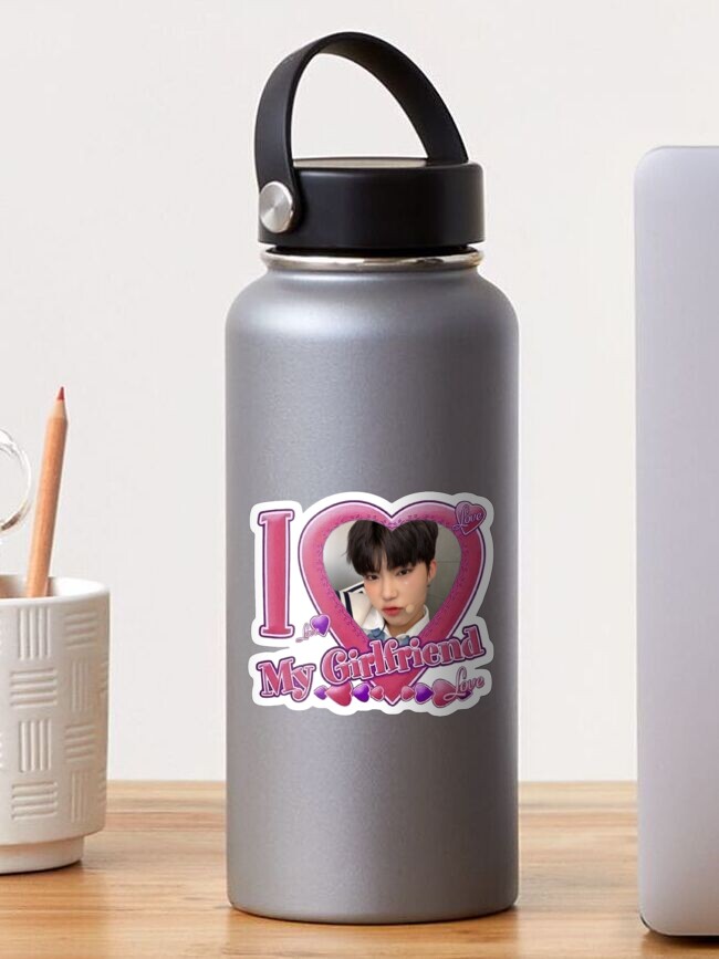 "i love my girlfriend gunwook" Sticker for Sale by odinsxn | Redbubble