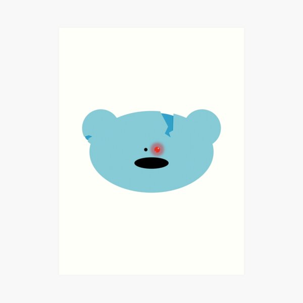 "Cute Teddy Bear Terminator" Art Print for Sale by chrisbears | Redbubble