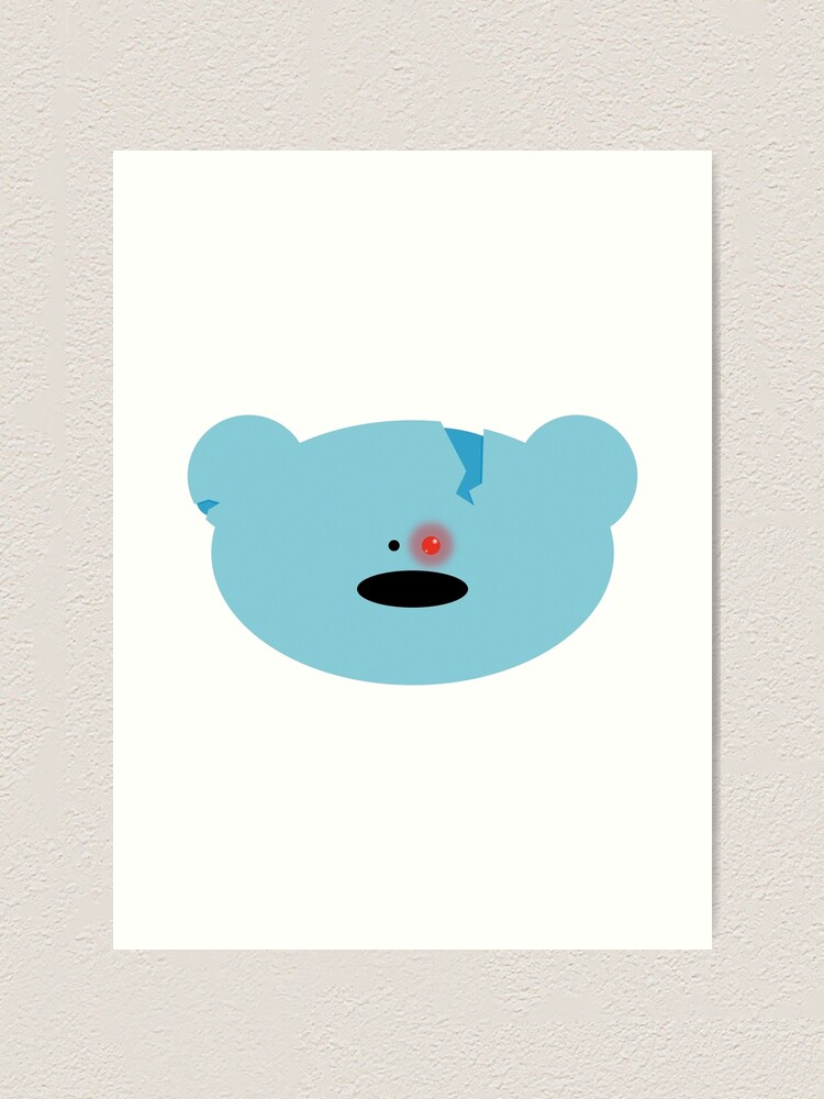 "Cute Teddy Bear Terminator" Art Print for Sale by chrisbears | Redbubble