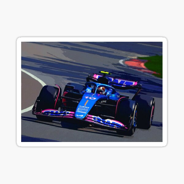 "Pierre Gasly racing at the 2023 Canadian Grand Prix" Sticker for Sale ...