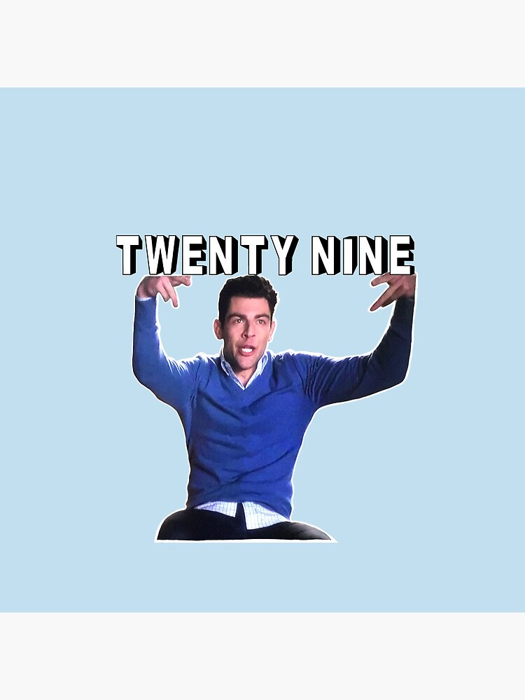 "Schmidt New Girl 29" Pin for Sale by favthingsonline | Redbubble