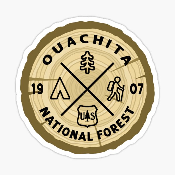 "Ouachita National Forest Log Slice" Sticker for Sale by VanyaKar ...