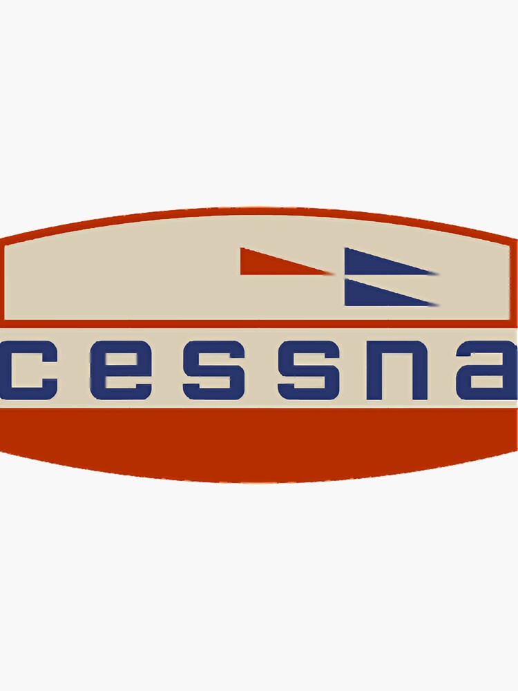 "Cessna Vintage Logo" Sticker for Sale by AlexaGuillon | Redbubble