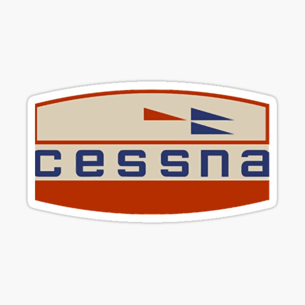 "Cessna Vintage Logo" Sticker for Sale by AlexaGuillon | Redbubble