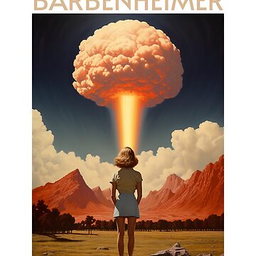 "Barbenheimer 2023 double feature Barbie x Oppenheimer" Sticker for ...