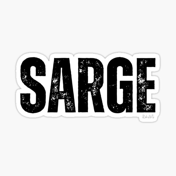 "A good girl’s guide to murder, sarge" Sticker for Sale by Roh1Art ...