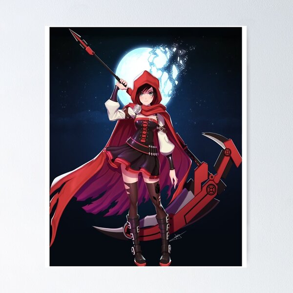 "RWBY - Ruby Rose Graphic" Poster for Sale by violett-godsey | Redbubble