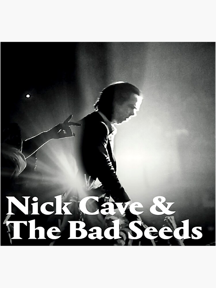 "Nick-Cave " Sticker for Sale by ParnellEdgell | Redbubble