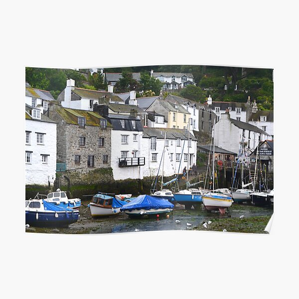 "Polperro" Poster by AlexaZari | Redbubble