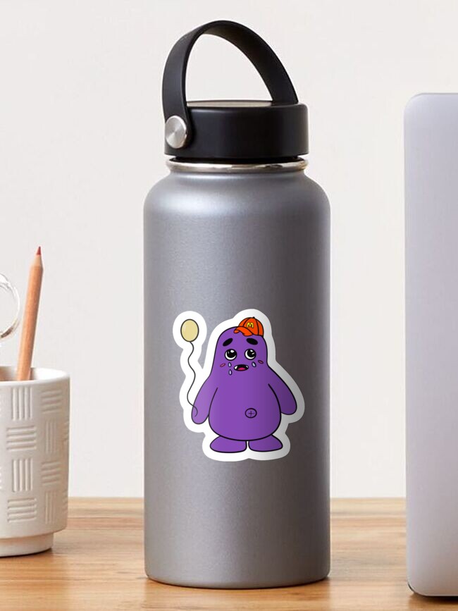"Baby Grimace Sticker " Sticker for Sale by SWANKLES | Redbubble