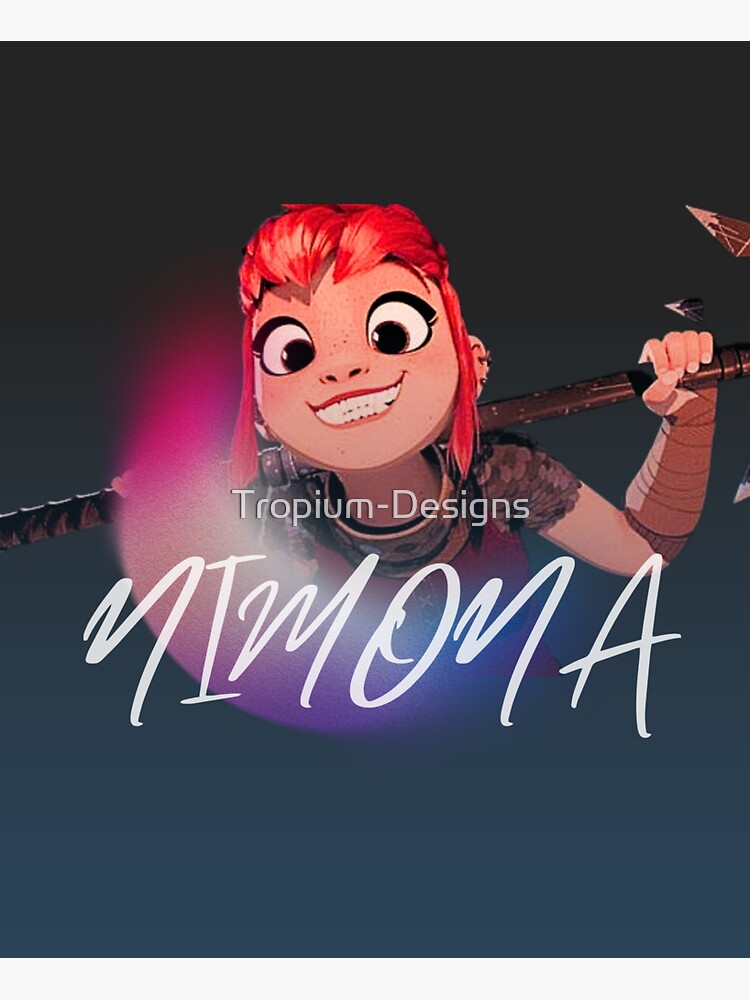 "Nimona " Sticker for Sale by Tropium-Designs | Redbubble