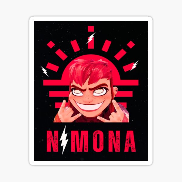 "Nimona " Sticker for Sale by Tropium-Designs | Redbubble