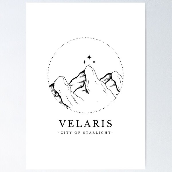 "Velaris Court of Dreams ACOTAR" Poster for Sale by RenDesignsStuff ...