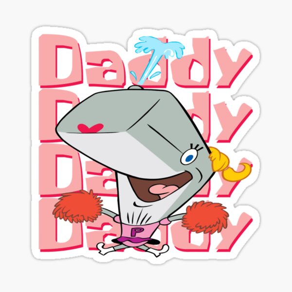 "SpongeBob Pearl Krabs Cheerleader" Sticker for Sale by SenapusLafren ...