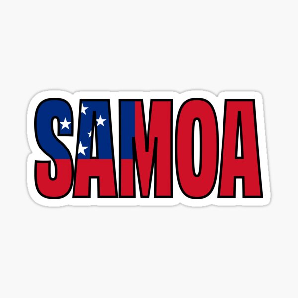 "Samoa Country Flag Show Your Patriotism! Samoan Flag" Sticker for Sale ...