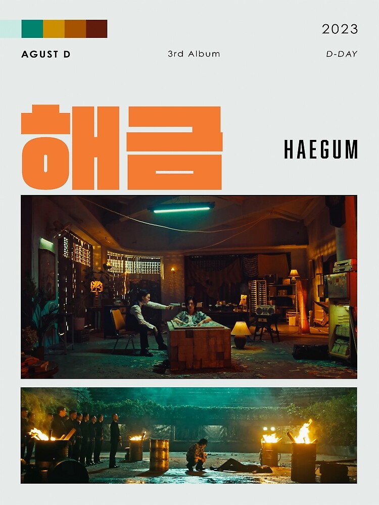 "Haegum, AgustD Suga BTS Inspired Poster" Art Print for Sale by uhgood-95 | Redbubble