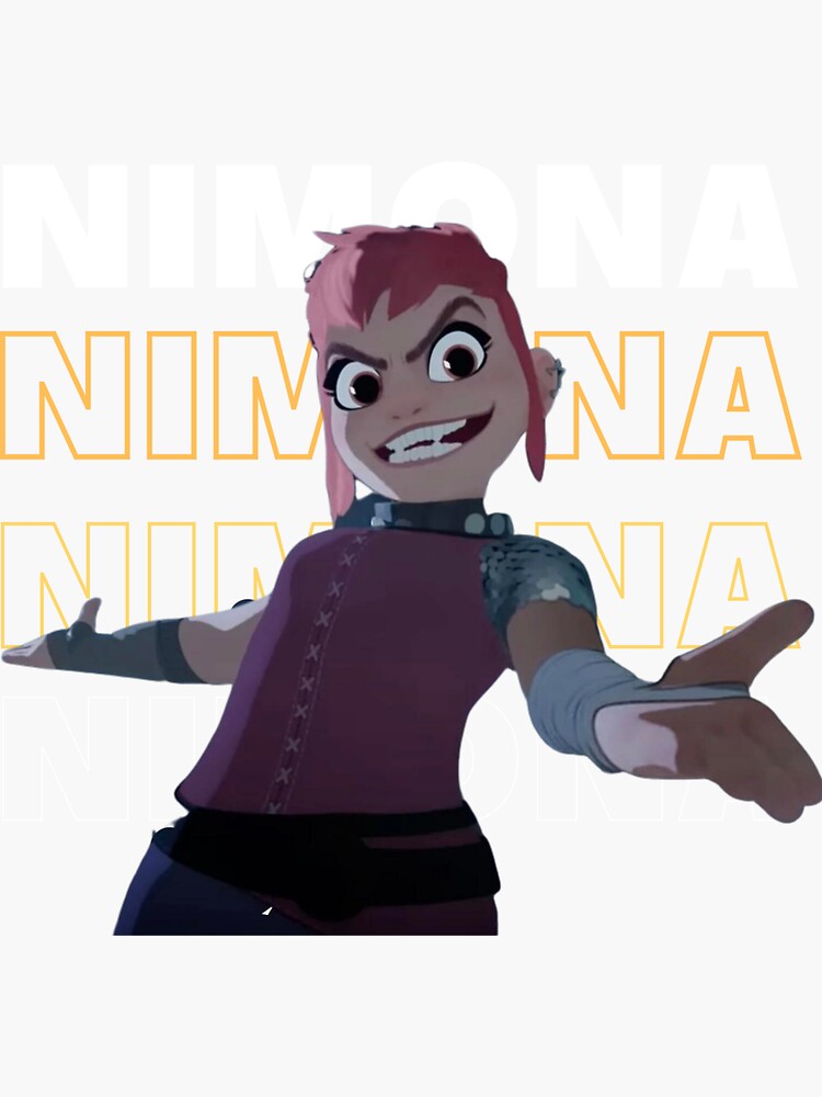 "nimona" Sticker for Sale by PoshPicks | Redbubble