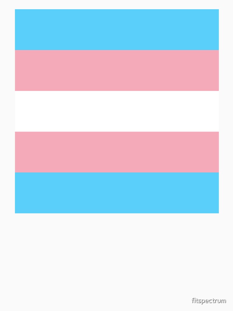 "Trans Pride Flag Stripes" T-shirt for Sale by fitspectrum | Redbubble ...