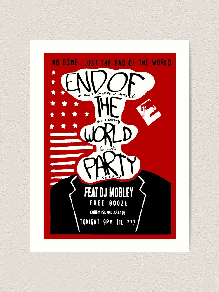 "Mr. Robot - End of the World Party Poster Artwork " Art Print for Sale ...