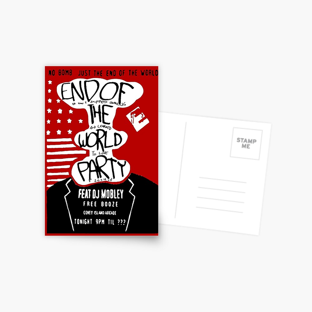 "Mr. Robot - End of the World Party Poster Artwork " Greeting Card for ...