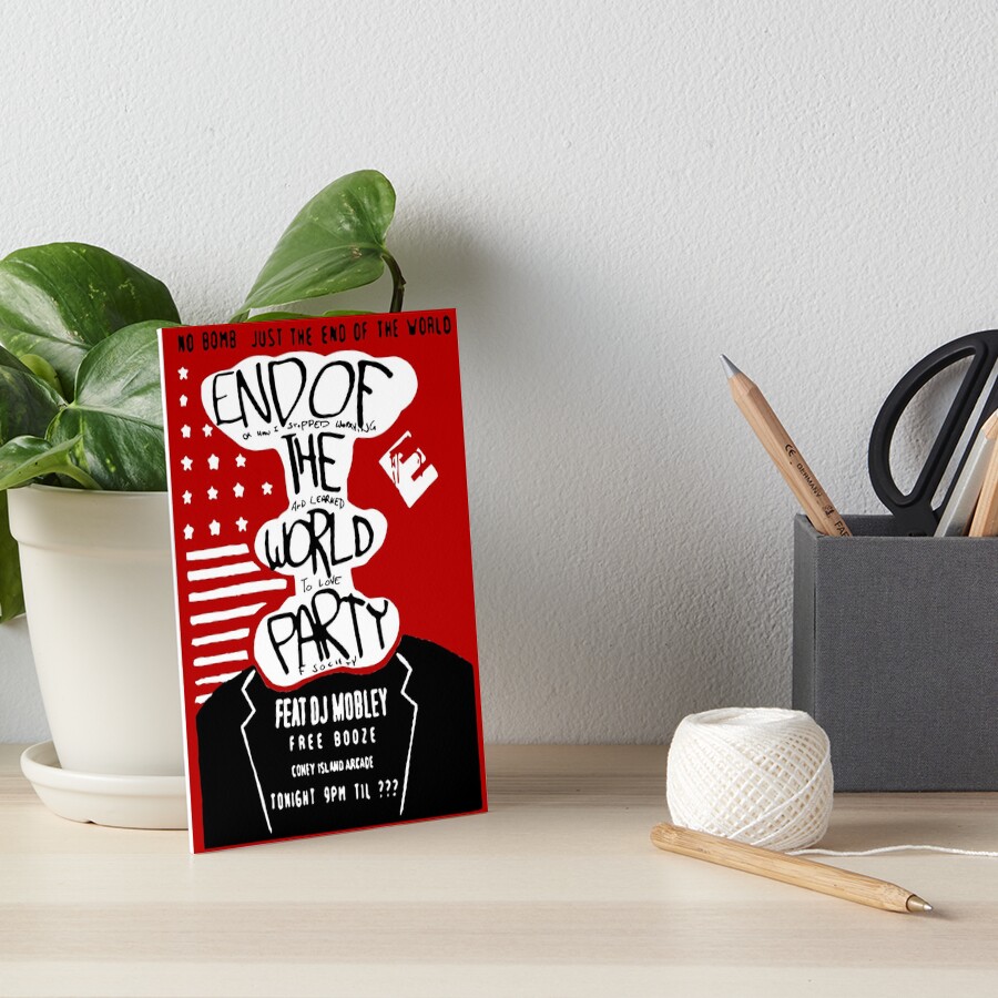 "Mr. Robot - End of the World Party Poster Artwork " Greeting Card for ...