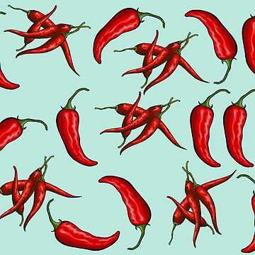 "Red chili pepper, cayenne pepper, piri piri" Sticker for Sale by ...