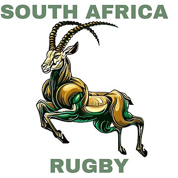 "South Africa Rugby - Springbok Pride Design" Sticker for Sale by ...