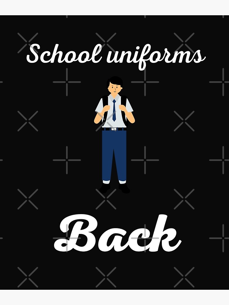 "School uniforms Back Uniform camaraderie Uniform etiquette Uniform ...