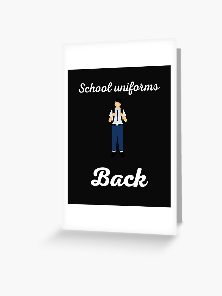 "School uniforms Back Uniform camaraderie Uniform etiquette Uniform ...