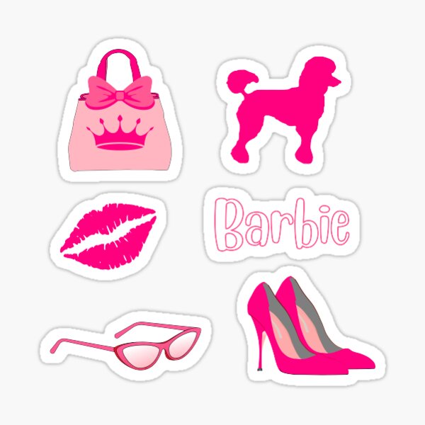 "Barbie sticker pack" Sticker for Sale by EarthJoy345 | Redbubble