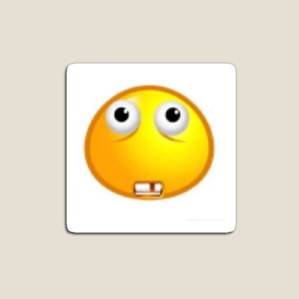 "goofy emoji" Magnet for Sale by downbad | Redbubble