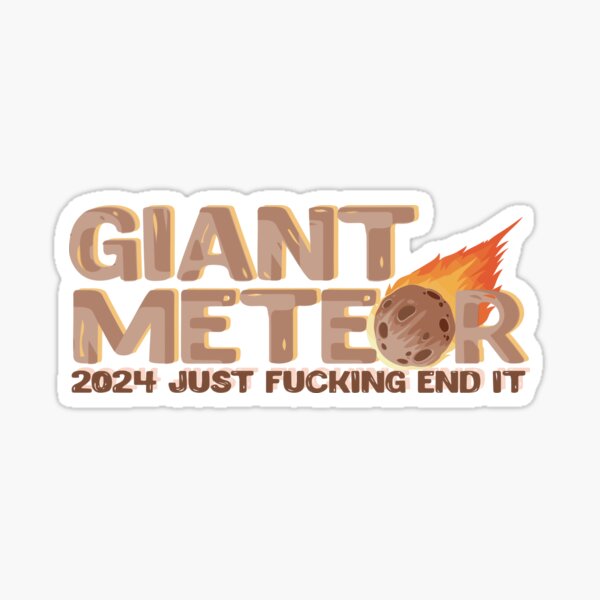 "Giant Meteor" Sticker for Sale by remerasnerdas | Redbubble