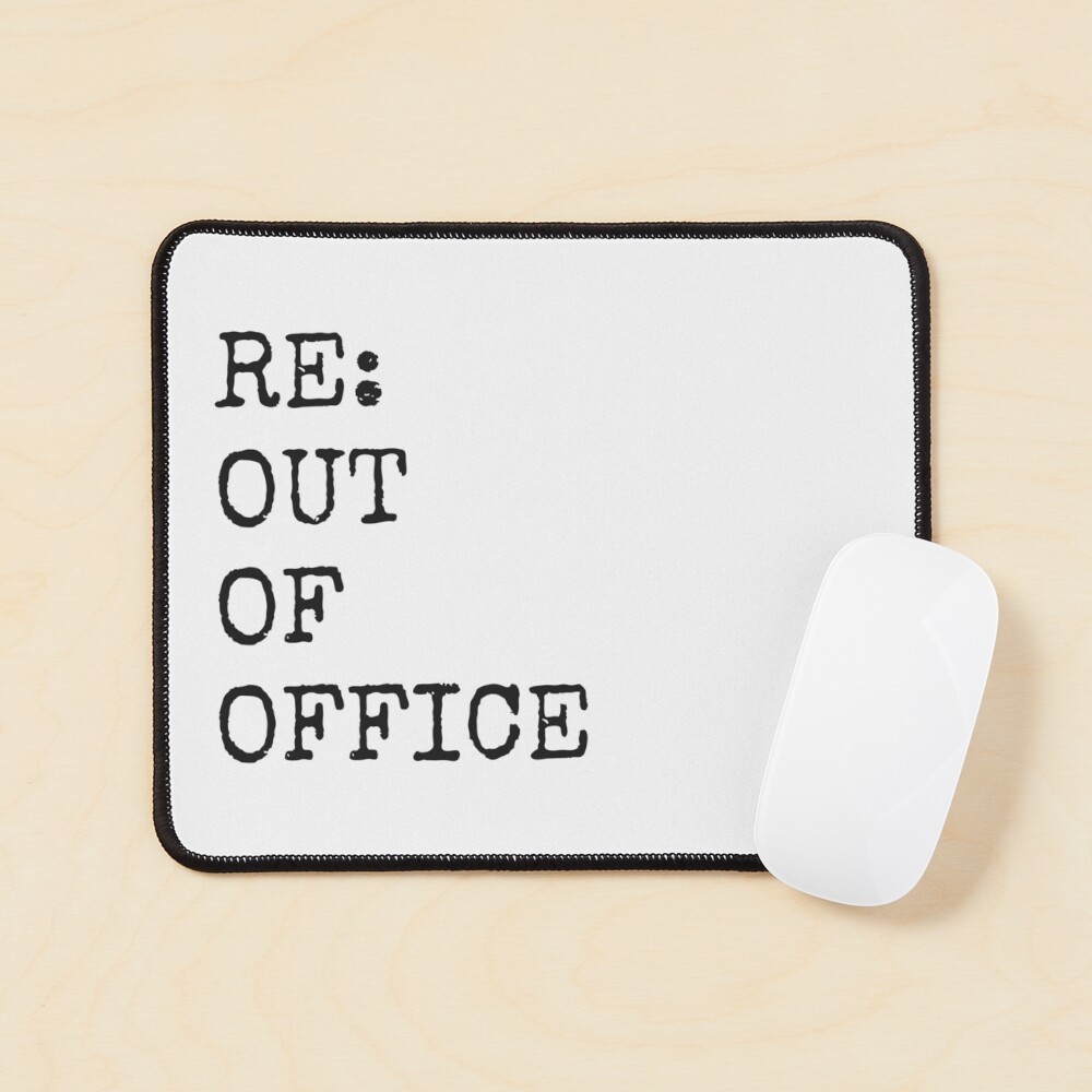 "Out of Office" Sticker for Sale by IndustryPrints | Redbubble