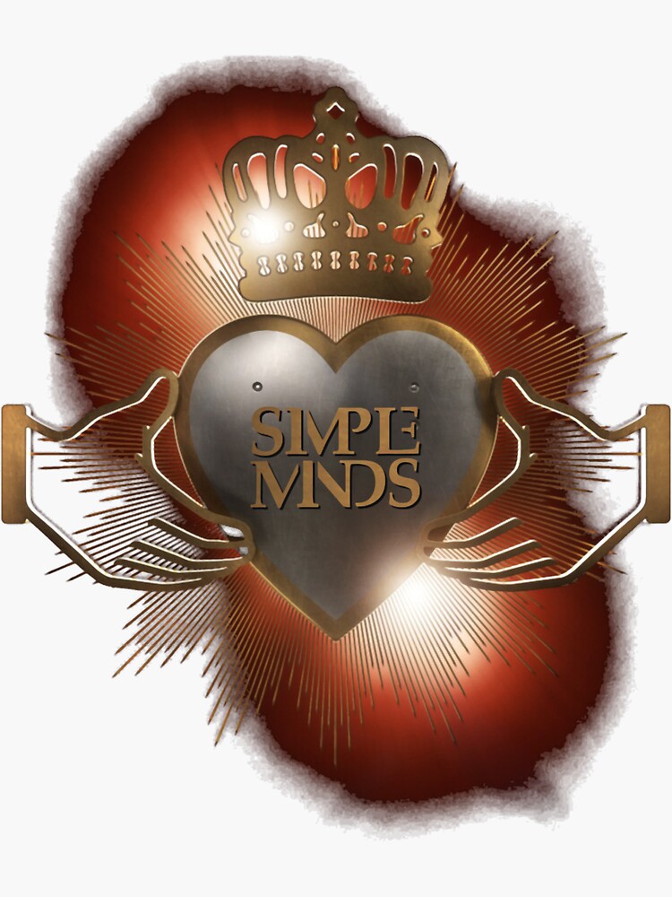 "SIMPLE MINDS BAND" Sticker for Sale by MuirSkylee | Redbubble