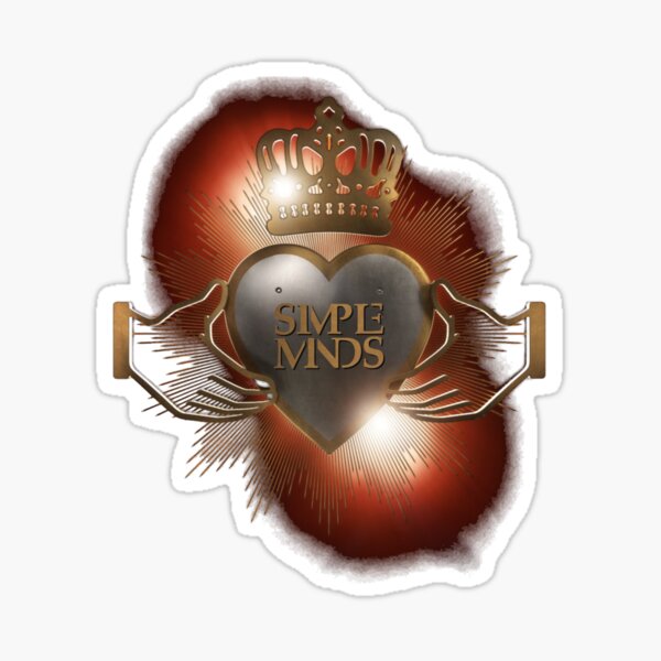 "SIMPLE MINDS BAND" Sticker for Sale by MuirSkylee | Redbubble