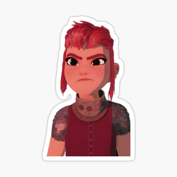 "Nimona angry illustrated cartoon sticker" Sticker for Sale by Gyan ...