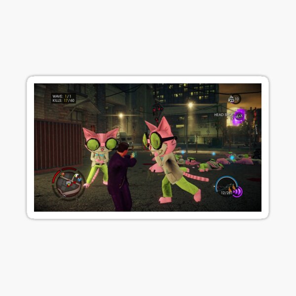 "Saints Row Genki" Sticker by JessicaaBaker | Redbubble