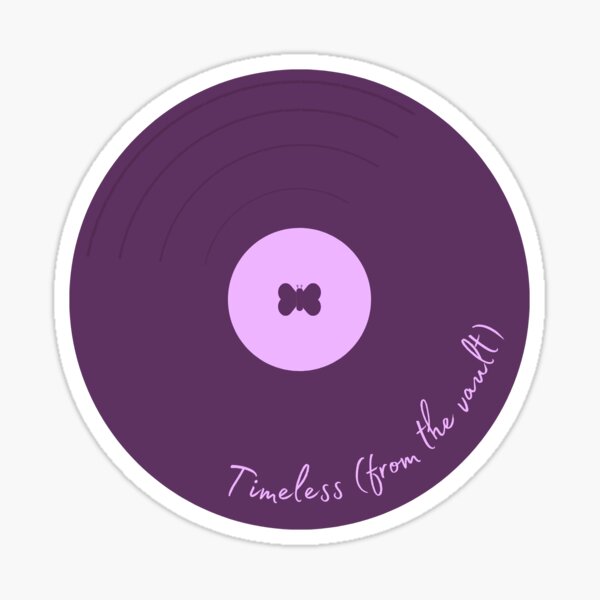 ""Timeless" Record" Sticker for Sale by SprinkledShop | Redbubble