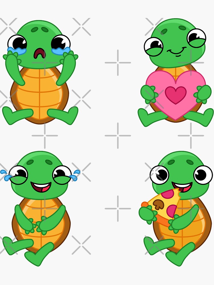 "cute baby turtles" Sticker for Sale by Animster | Redbubble