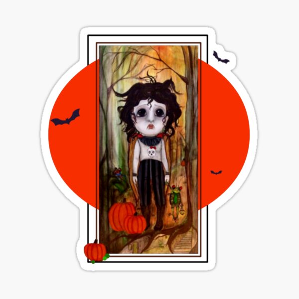 ""Vamp" " Sticker for Sale by JBernardArt | Redbubble