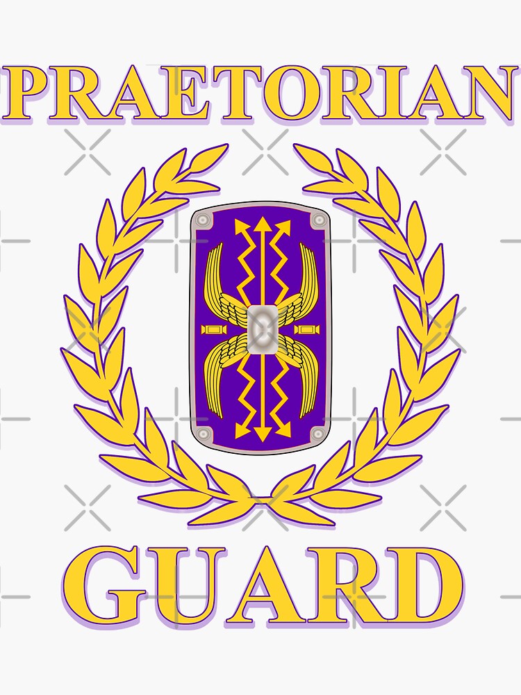"Praetorian Guard Roman Empire" Sticker for Sale by WarlordApparel ...
