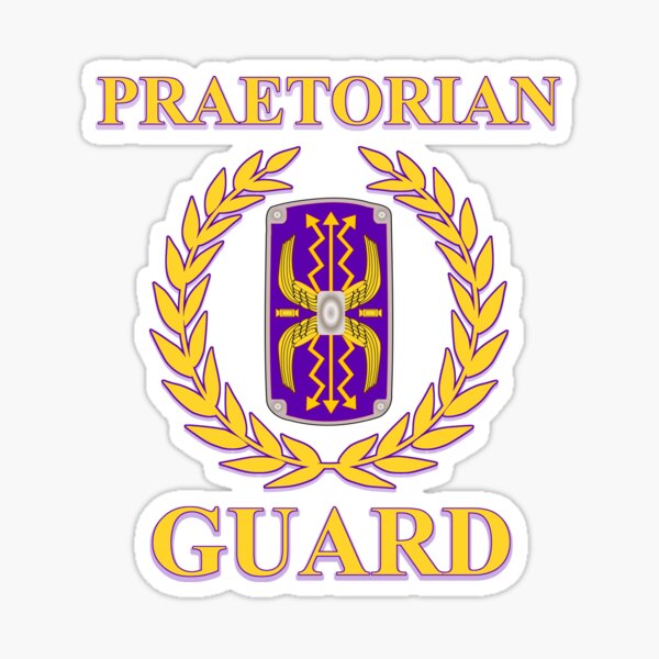 "Praetorian Guard Roman Empire" Sticker for Sale by WarlordApparel ...