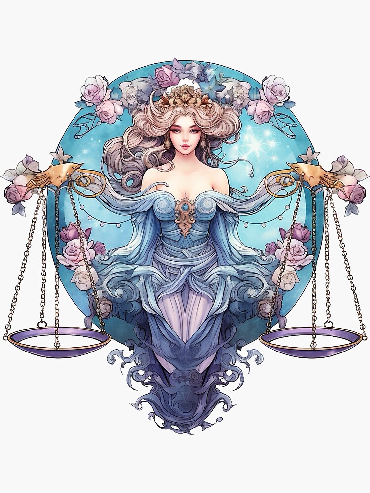 "Libra zodiac sign sticker" Sticker for Sale by MorganW83 | Redbubble