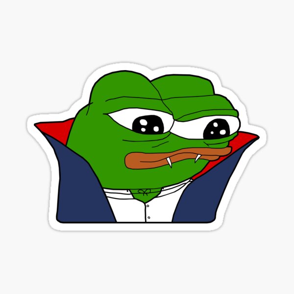 "Apu Vampire Count Pepe" Sticker for Sale by Slav-Art | Redbubble