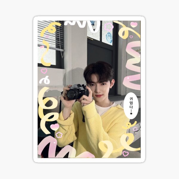 "Zerobaseone zhang hao " Sticker for Sale by Bubbleshop16 | Redbubble