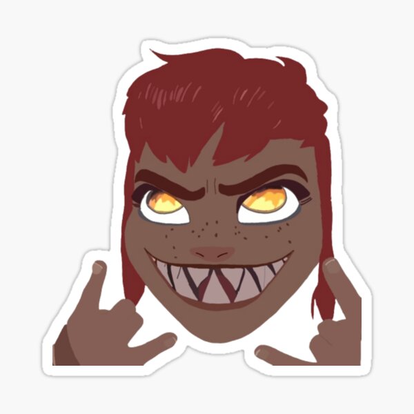 "nimona " Sticker for Sale by comet-designs | Redbubble