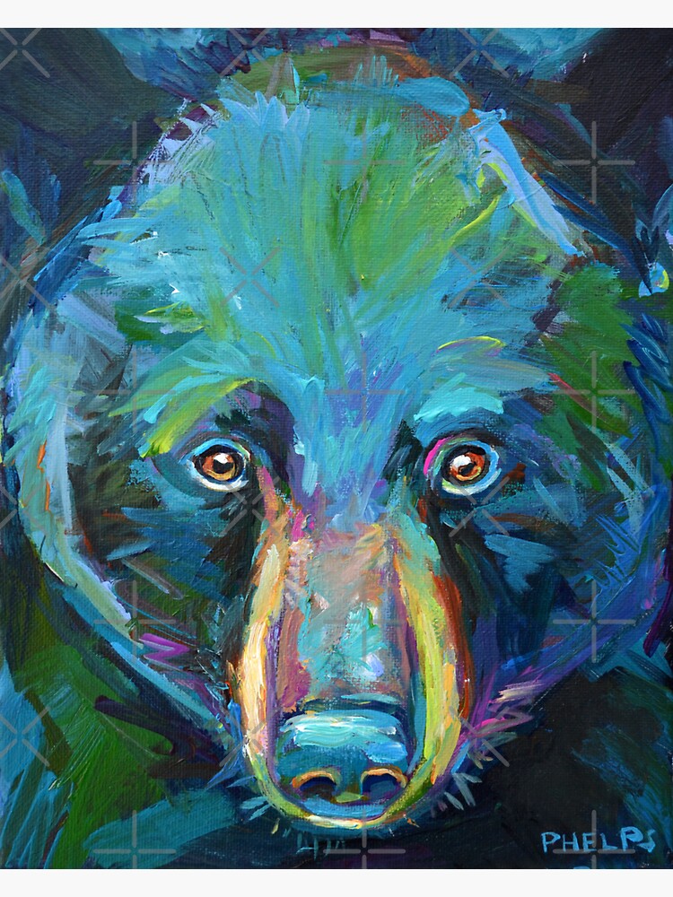 "Bear Spirit" Sticker for Sale by RobertPhelpsArt | Redbubble