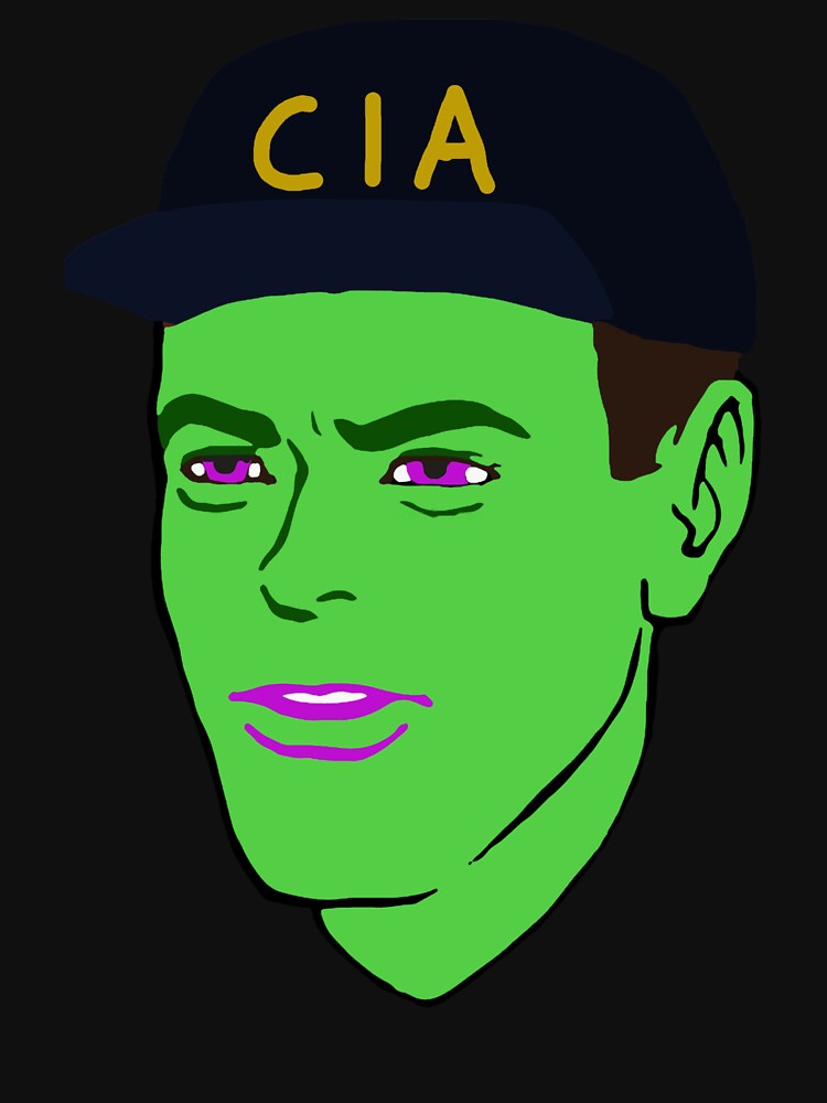 "CIA Glow Guy - Meme, Glow In The Dark, Terry Davis" Essential T-Shirt ...